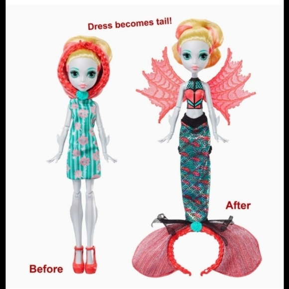 monster high | Toys | Monster High Ghoul To Mermaid Lagoona Blue ...